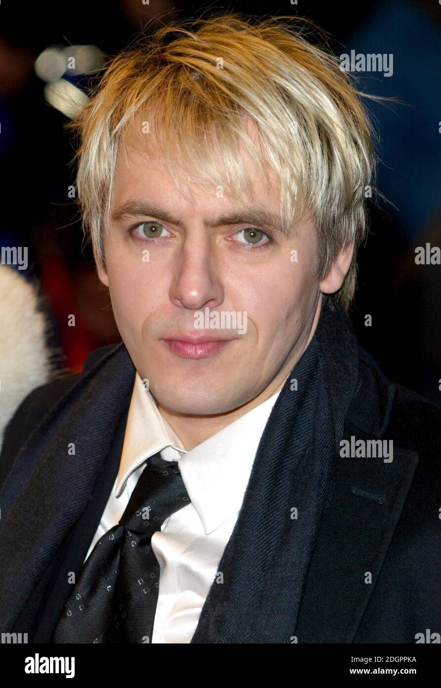 Nick Rhodes arriving at the premiere of The Aviator, Leicester Square ...