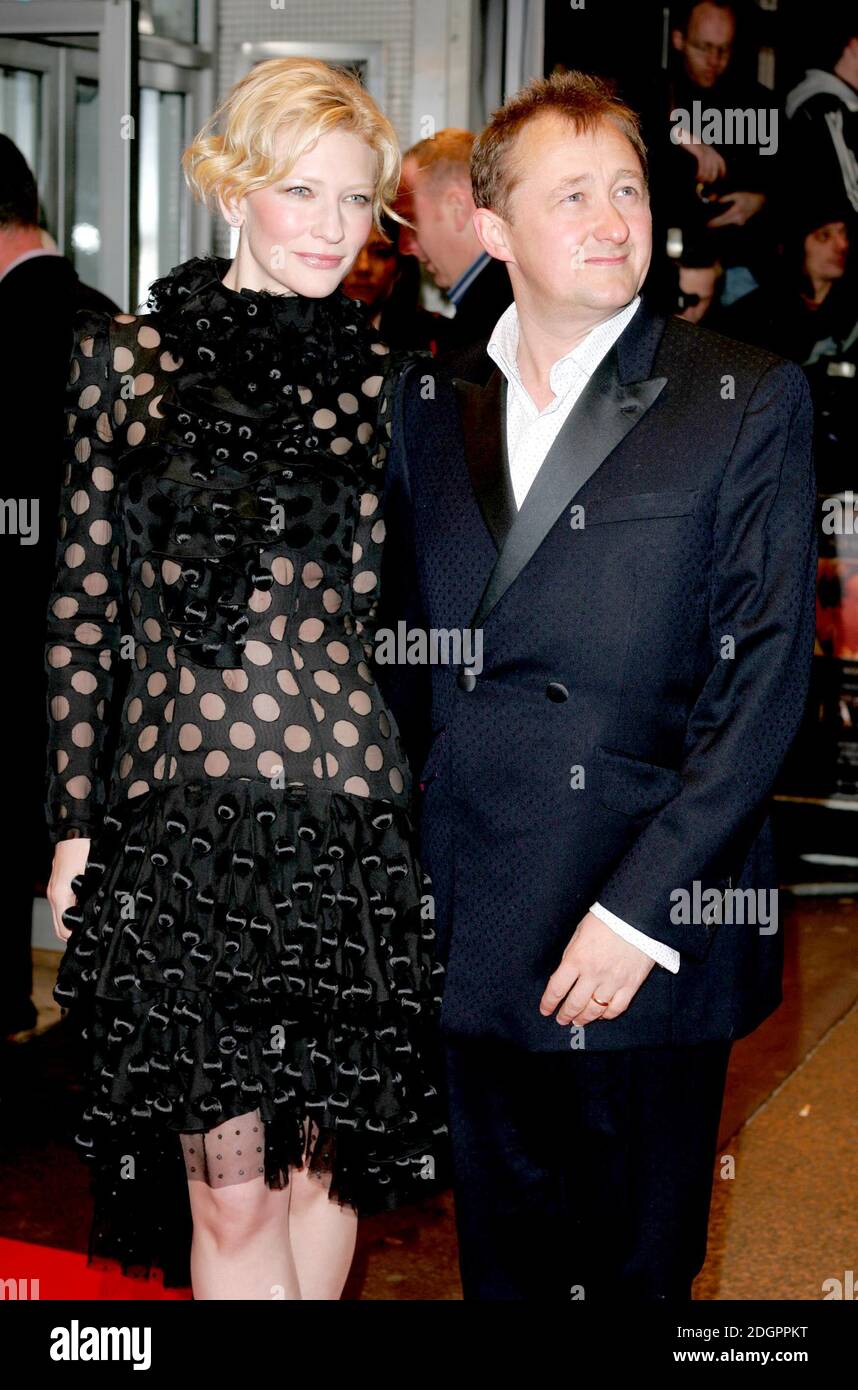 Cate Blanchett and husband arriving at the premiere of The Aviator ...