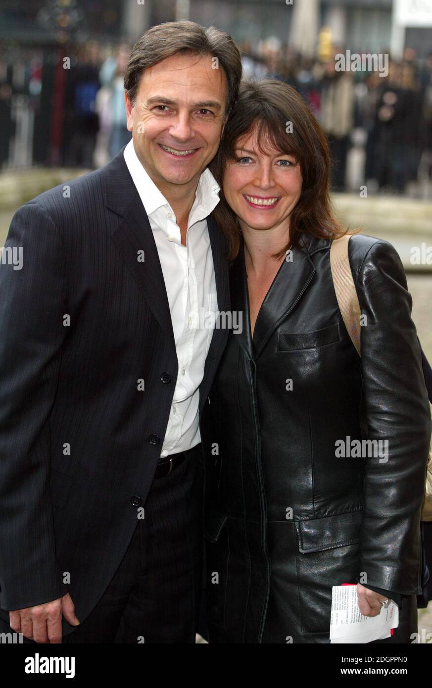 Brian Capron and wife arriving at the Woman's Own, Children of Courage ...