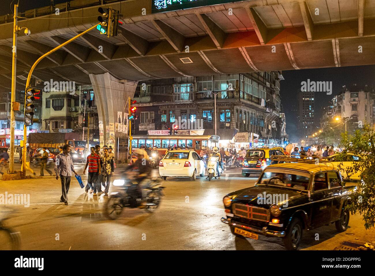 The Mohammed Ali Road neighbourhood thronging with pedestrians and ...
