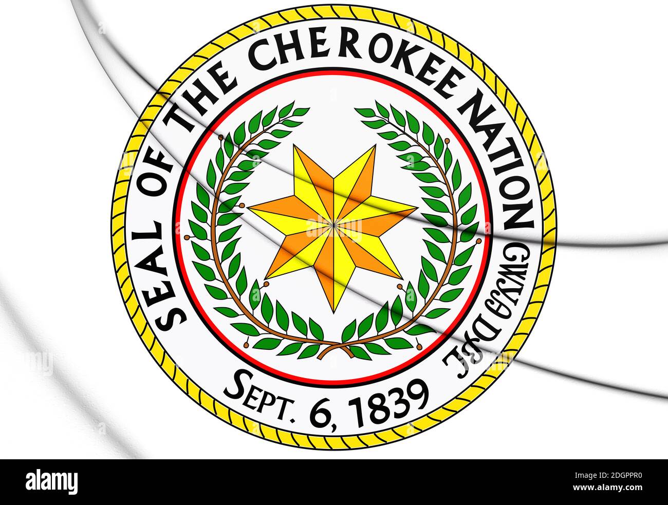 Seal of cherokee nation Cut Out Stock Images & Pictures - Alamy