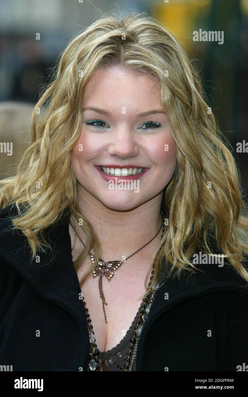 Julia Ballam arriving at the Woman's Own, Children of Courage 2004 ...