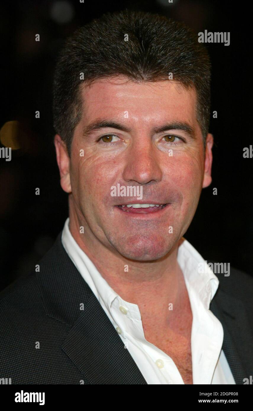 Simon Cowell arriving at the British Comedy Awards 2004, London ...