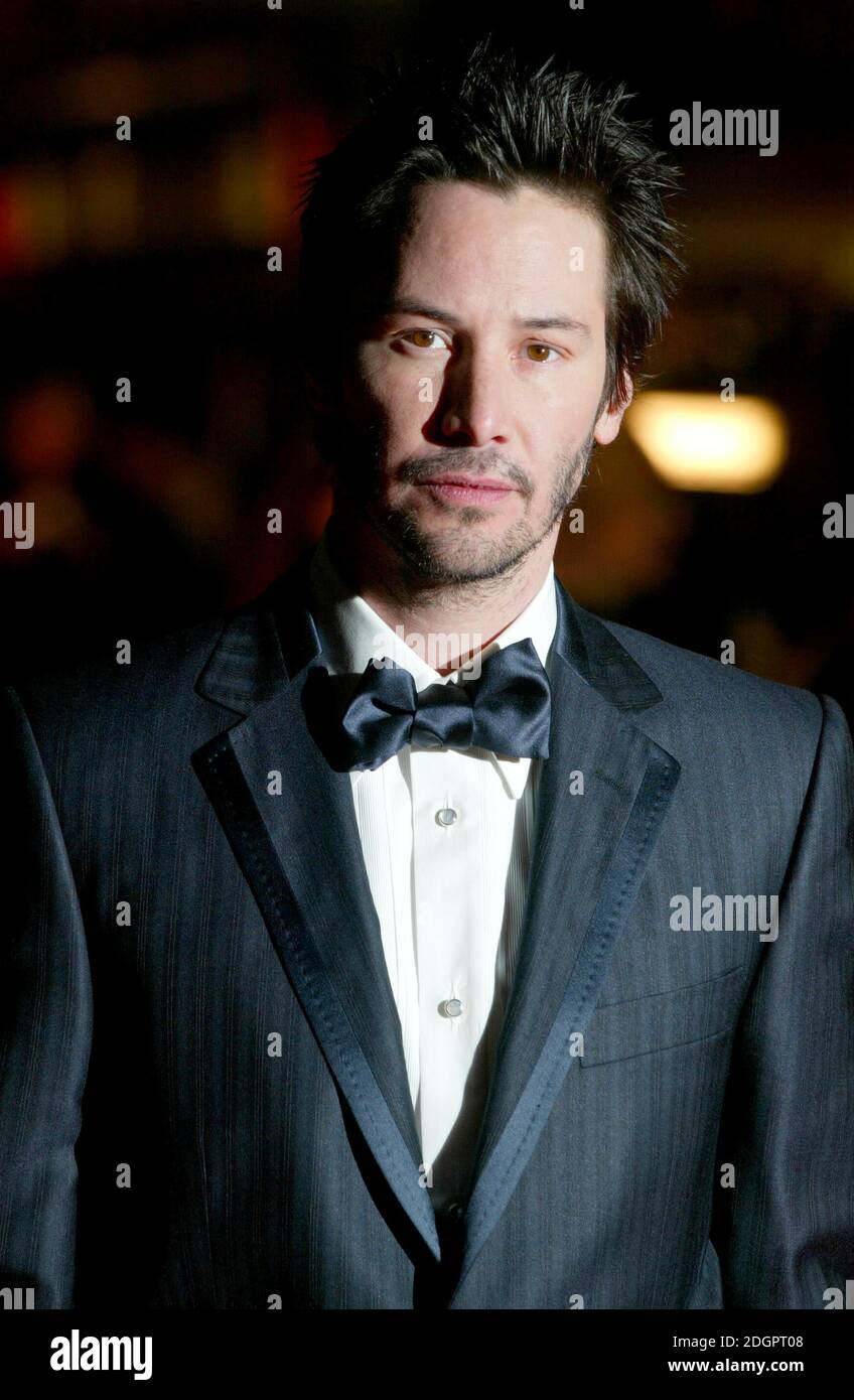Keanu Reeves arriving at the BAFTA's 2005, Leicester Square, London ...