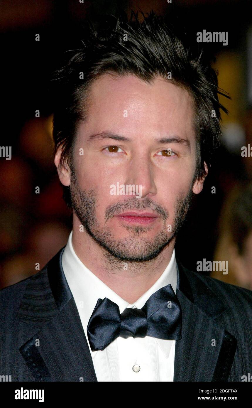 Keanu Reeves arriving at the BAFTA's 2005, Leicester Square, London ...