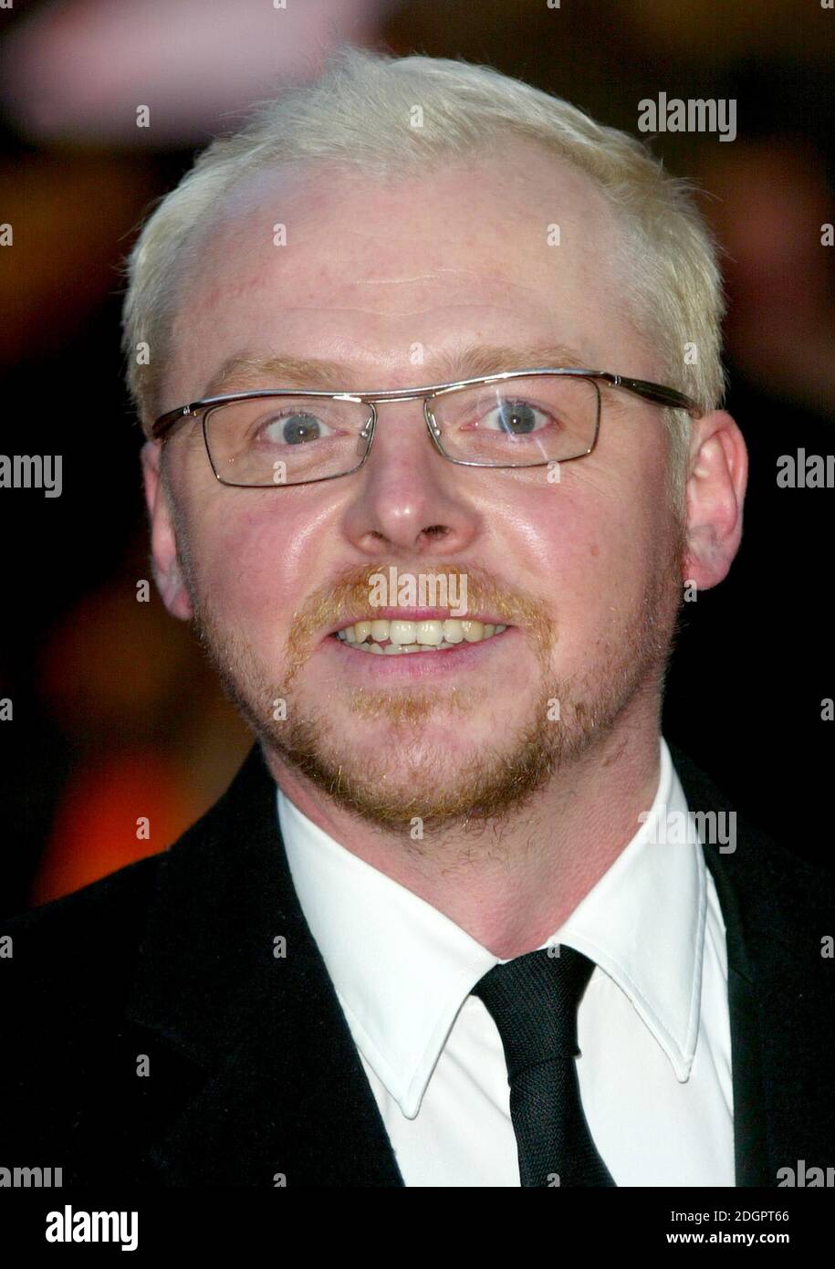 Simon Pegg arriving at the BAFTA's 2005, Leicester Square, London. Doug Peters/allactiondigital ...