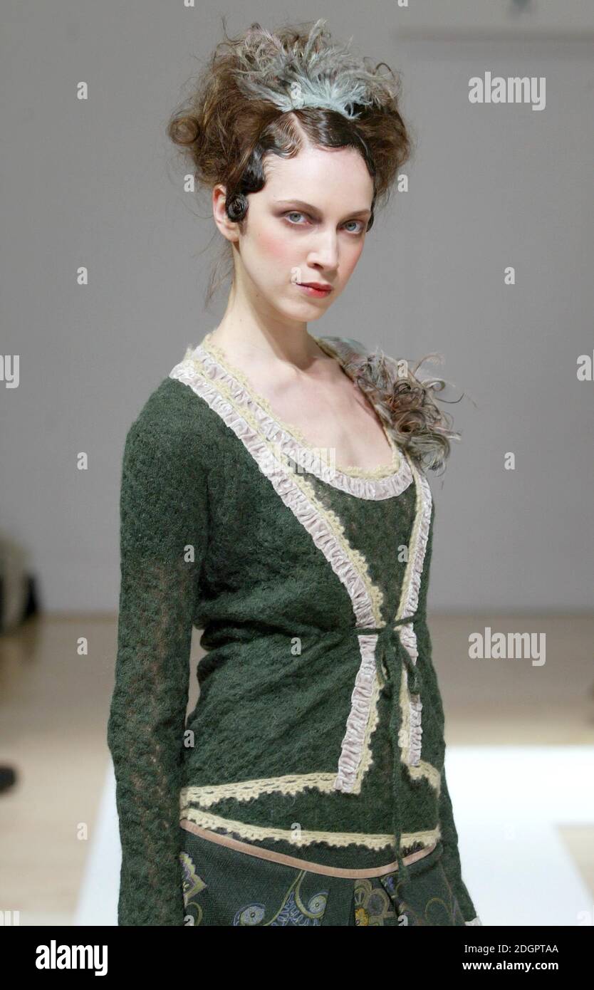 Catwalk models at the Ronit Zilkha autumn/winter fashion show, Royal ...