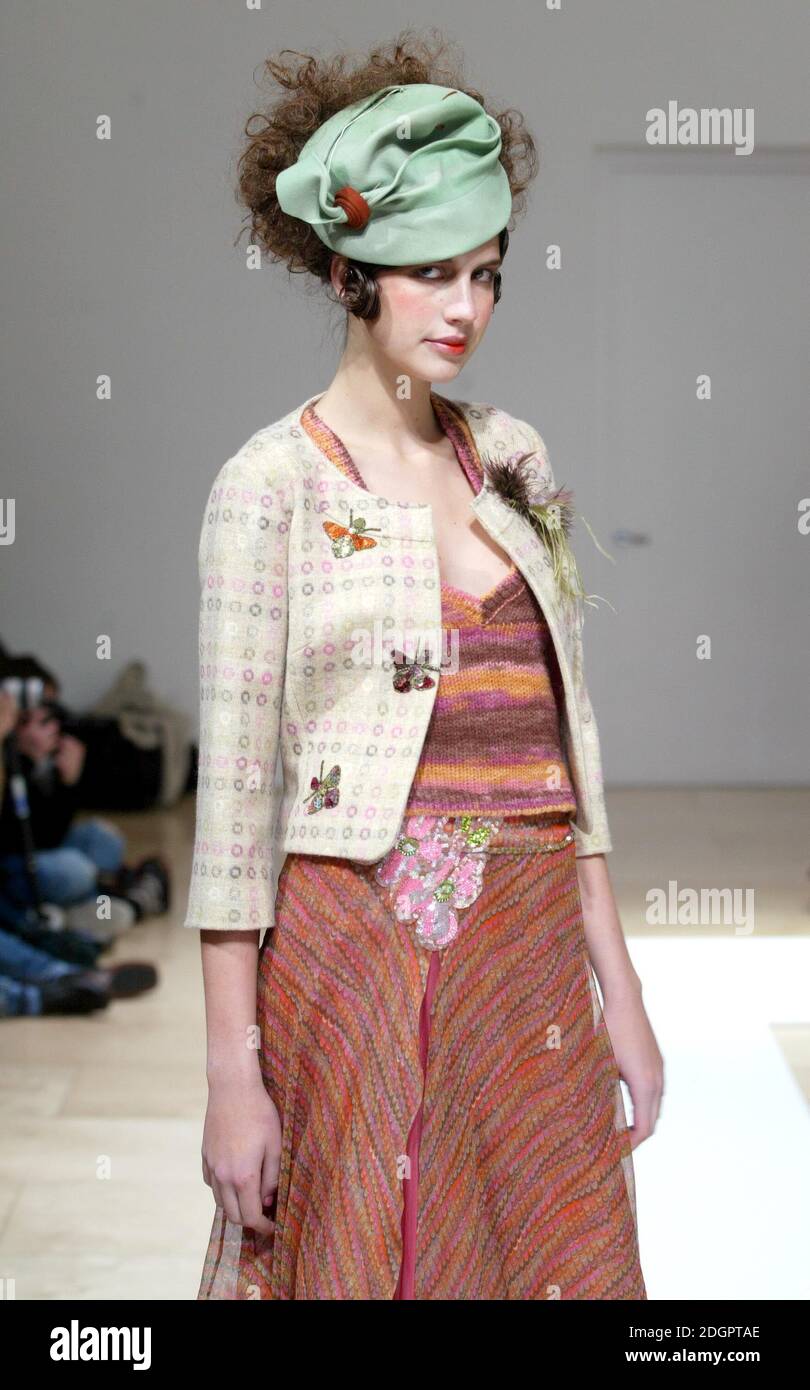 Catwalk models at the Ronit Zilkha autumn/winter fashion show, Royal ...