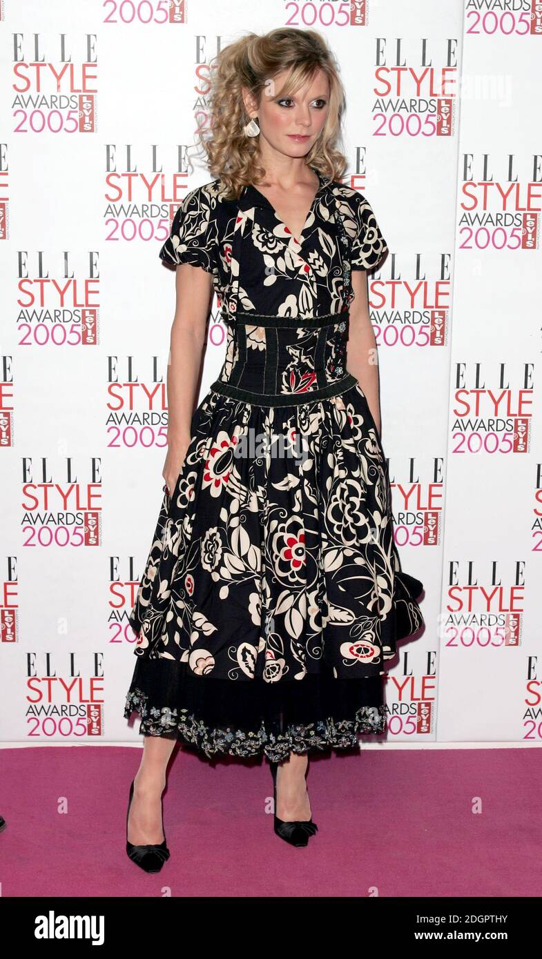 Emilia Fox arriving at the Elle Style Awards 2005, Spitalfields Market ...