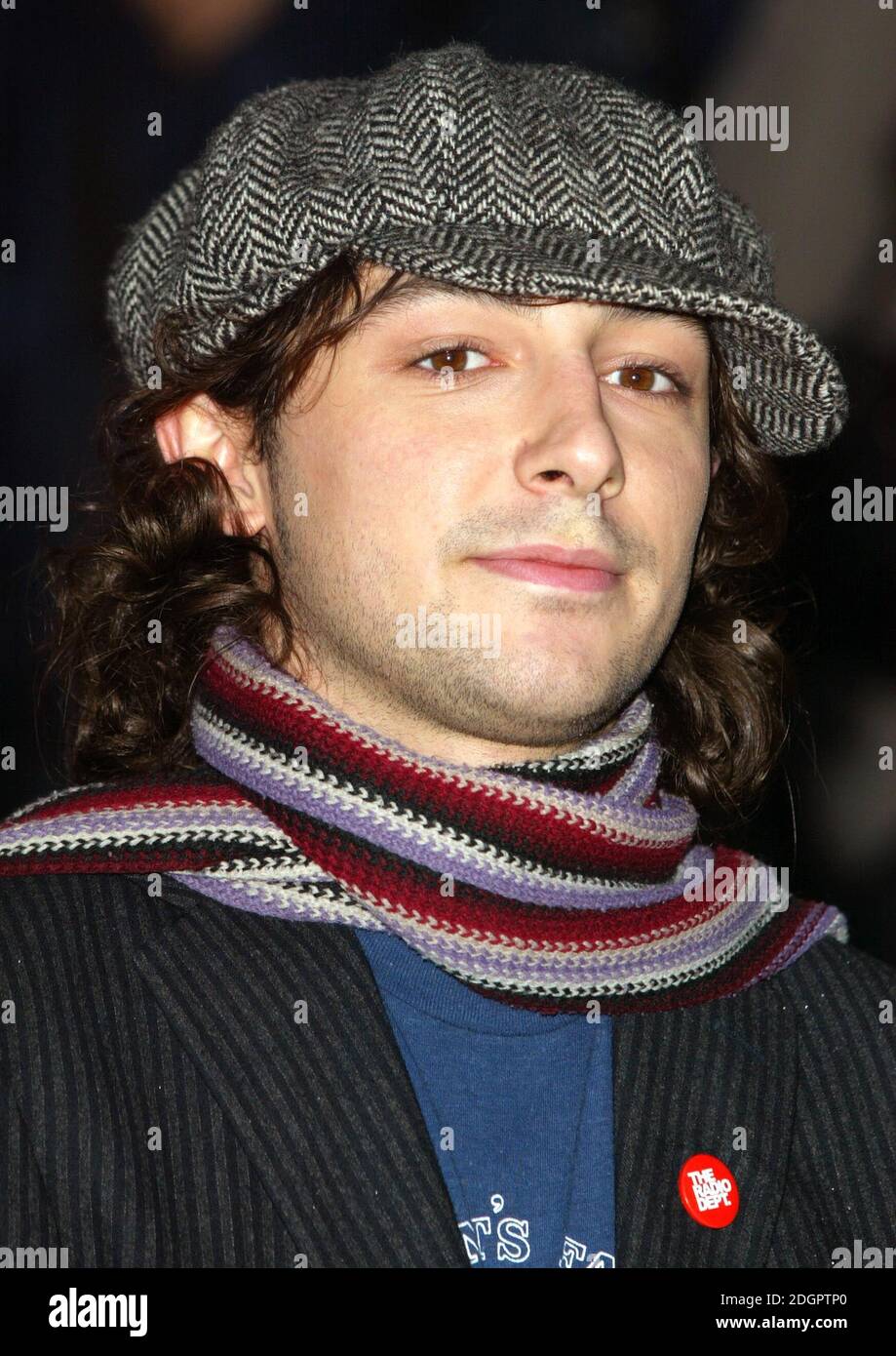 Alex Zane arriving at the NME Awards 2005, Hammersmith Palais, London ...