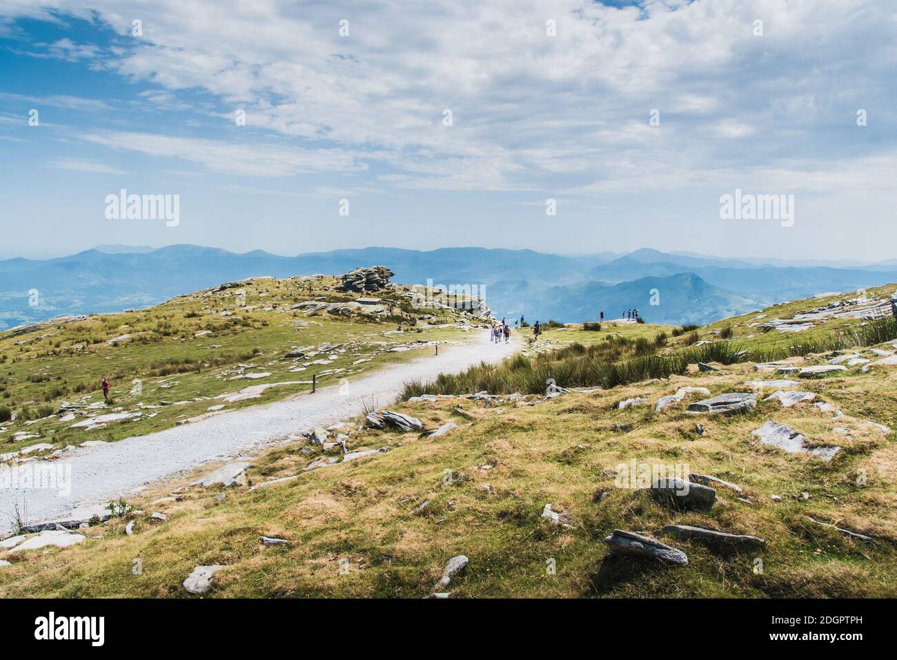 The Rhune mountain in the Pyrenees-Atlantique Stock Photo - Alamy