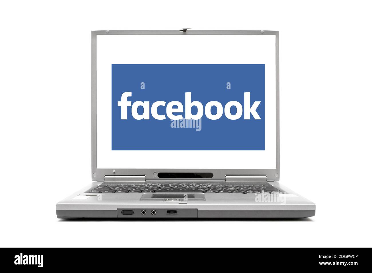 Laptop zeigt Facebook Logo, Streamen Stock Photo - Alamy