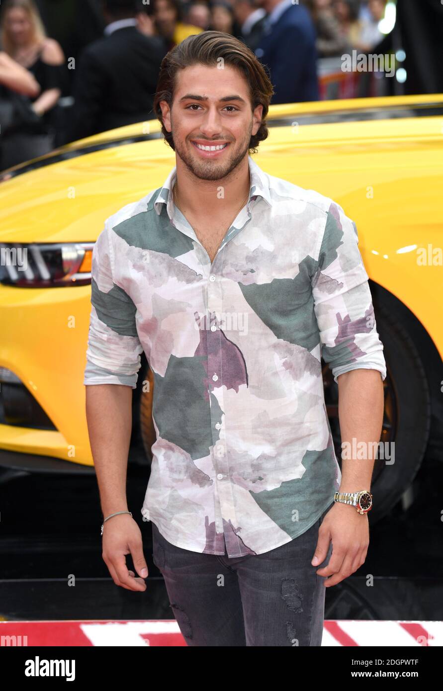 Love Island winner Kem Cetinay attending the Logan Lucky UK Premiere ...