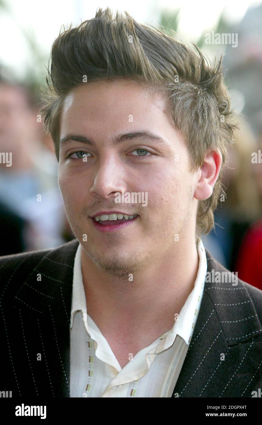 Tyler James arriving at the Capital FM Awards 2005, The Royal Lancaster ...