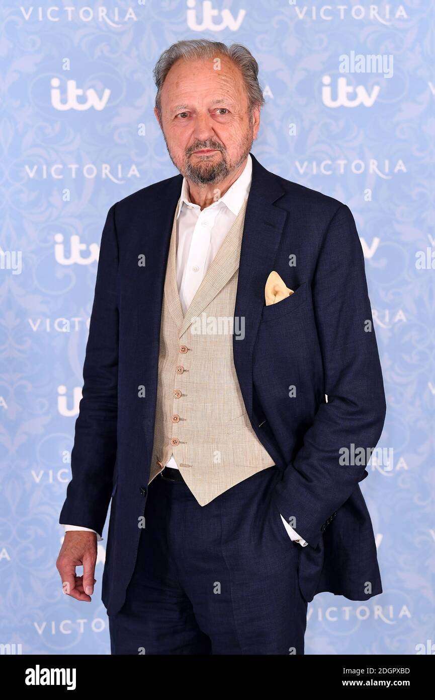 Peter Bowles attending the Season 2 Premiere of ITV's Victoria held at ...