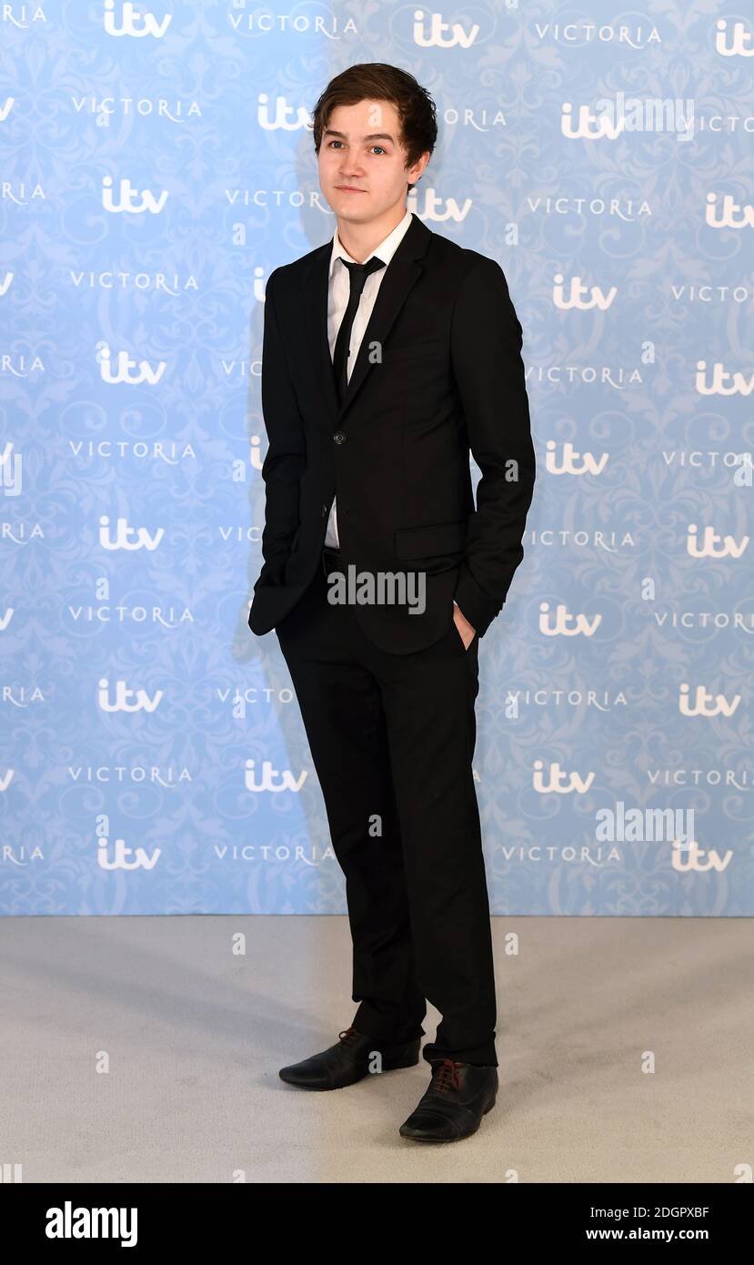 Tommy Knight attending the Season 2 Premiere of ITV's Victoria held at ...
