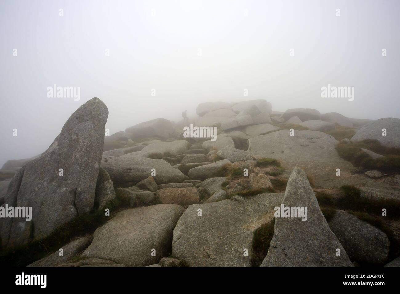 Isle of Arran, North Ayrshire, Scotland, Uk. The footpath to Goatfell ...