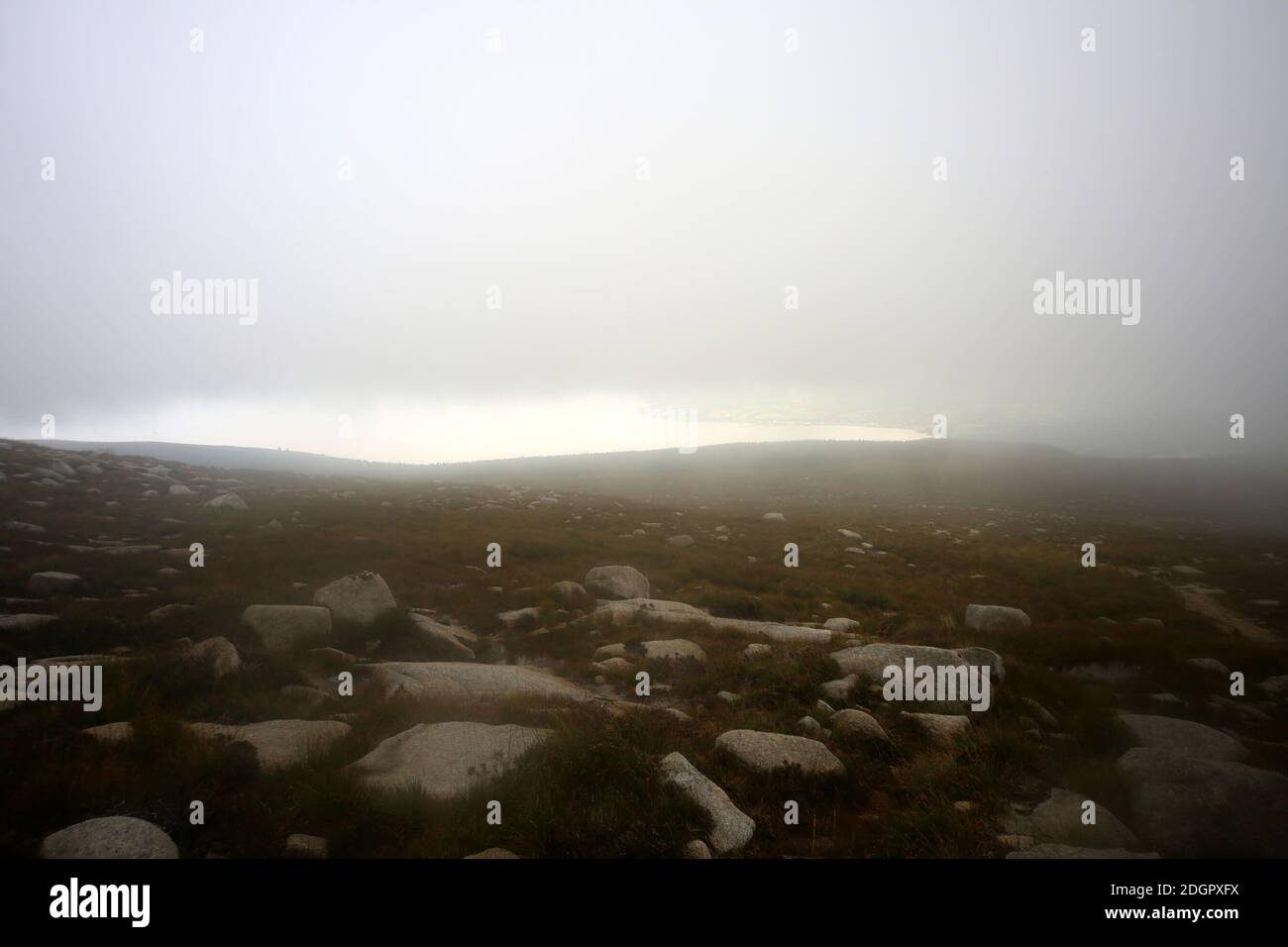 Isle of Arran, North Ayrshire, Scotland, Uk. The footpath to Goatfell ...