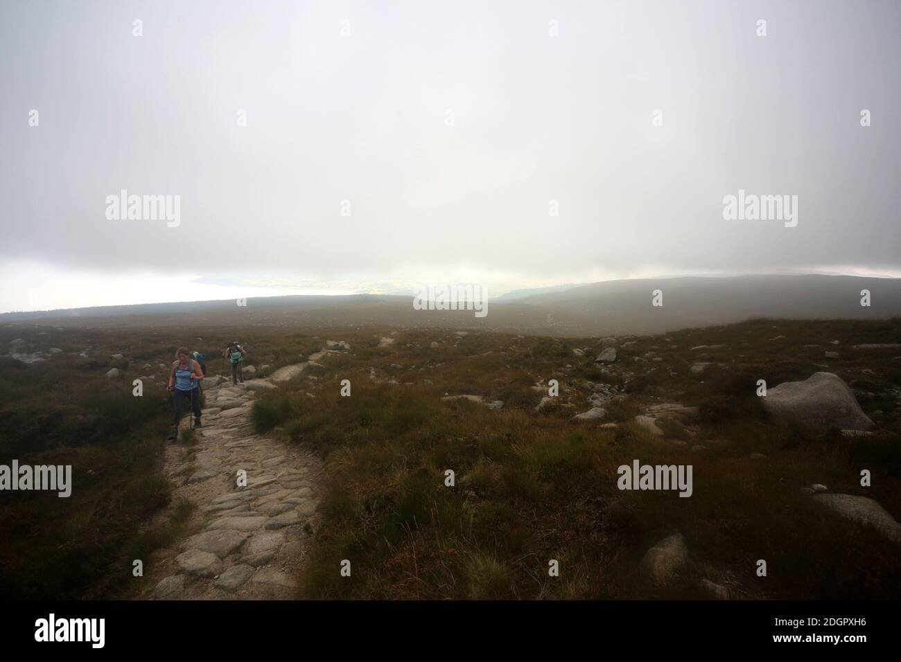 Isle of Arran, North Ayrshire, Scotland, Uk. The footpath to Goatfell ...