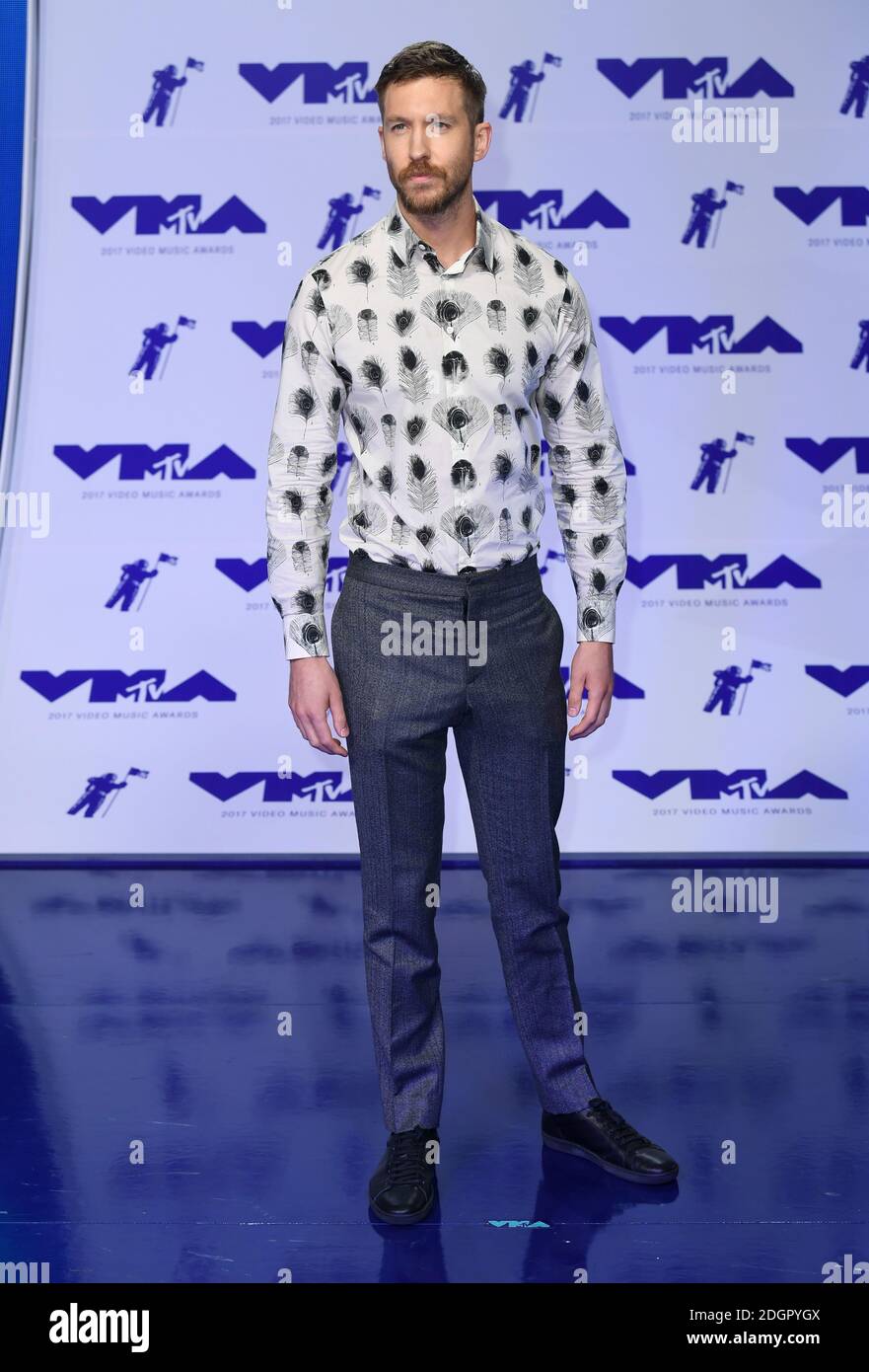 Calvin Harris arriving at the MTV Video Music Awards 2017, held at the ...