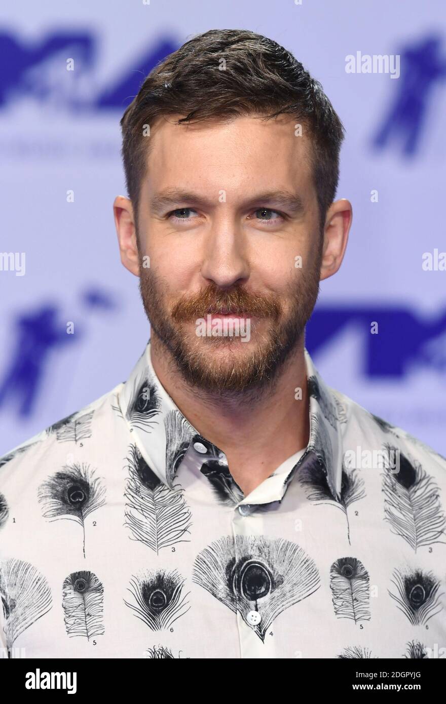 Calvin Harris arriving at the MTV Video Music Awards 2017, held at the ...