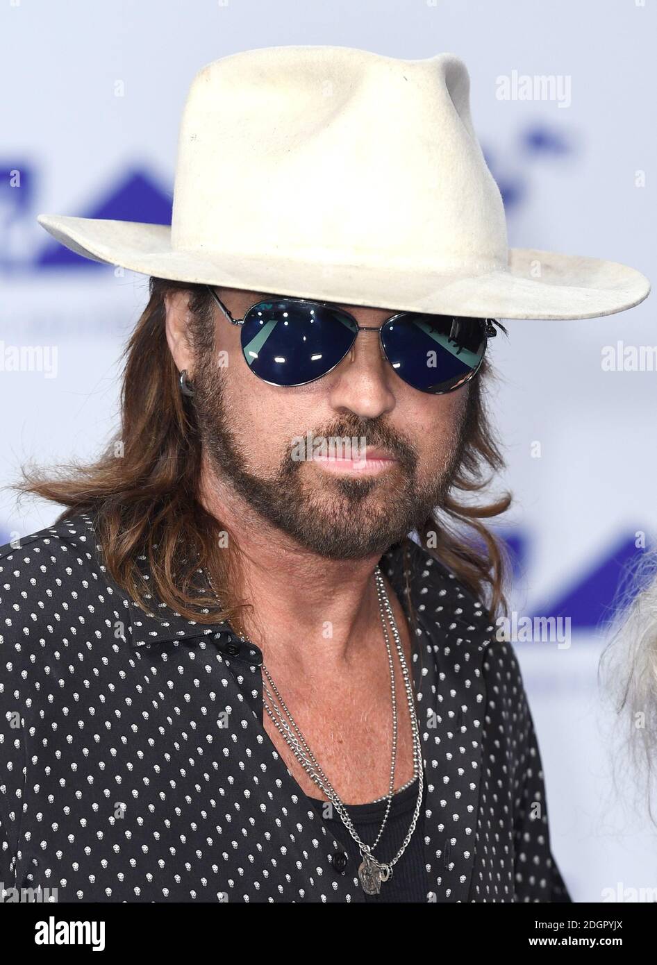 Billy Ray Cyrus arriving at the MTV Video Music Awards 2017, held at ...