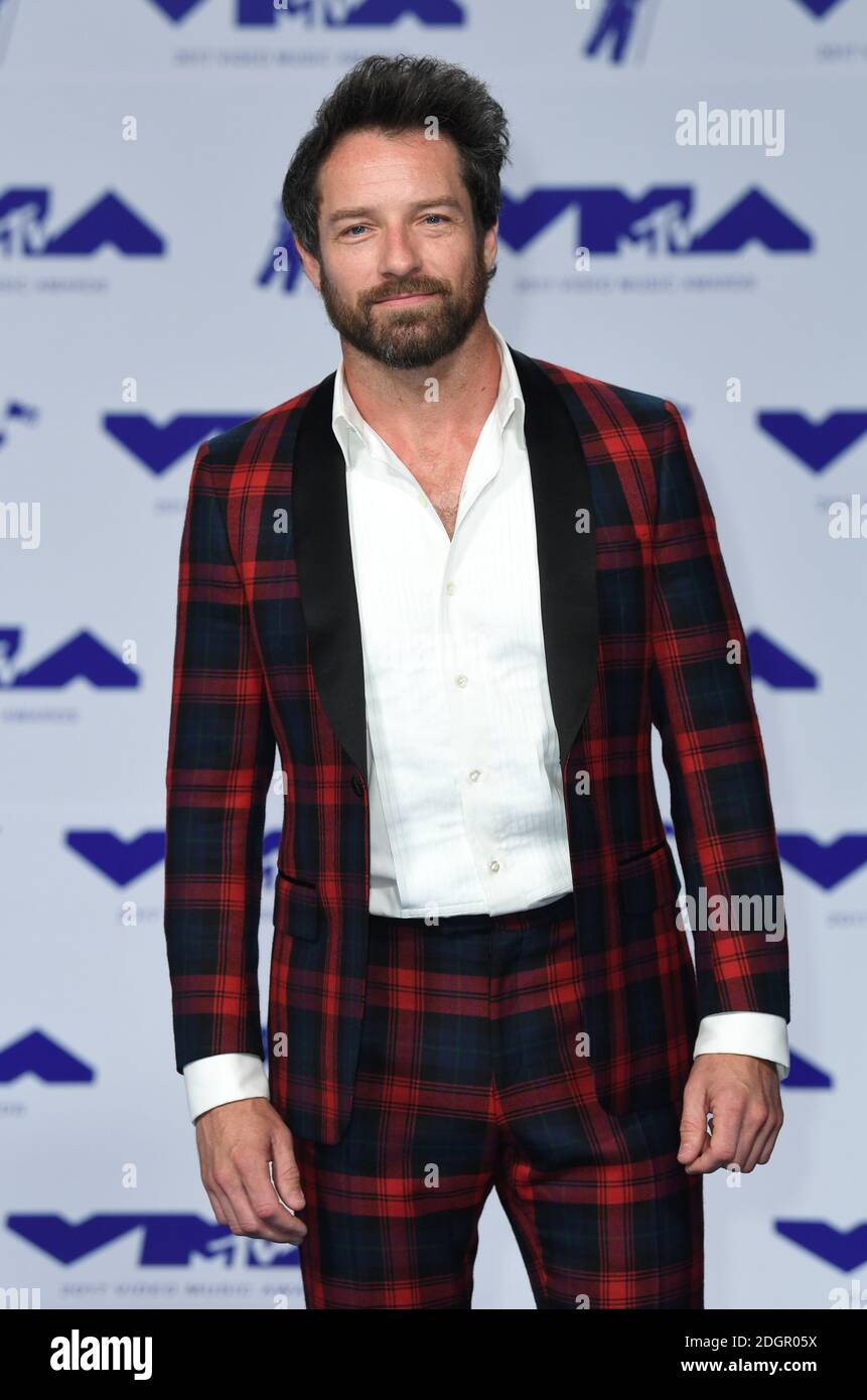 Ian Bohen arriving at the MTV Video Music Awards 2017, held at the ...