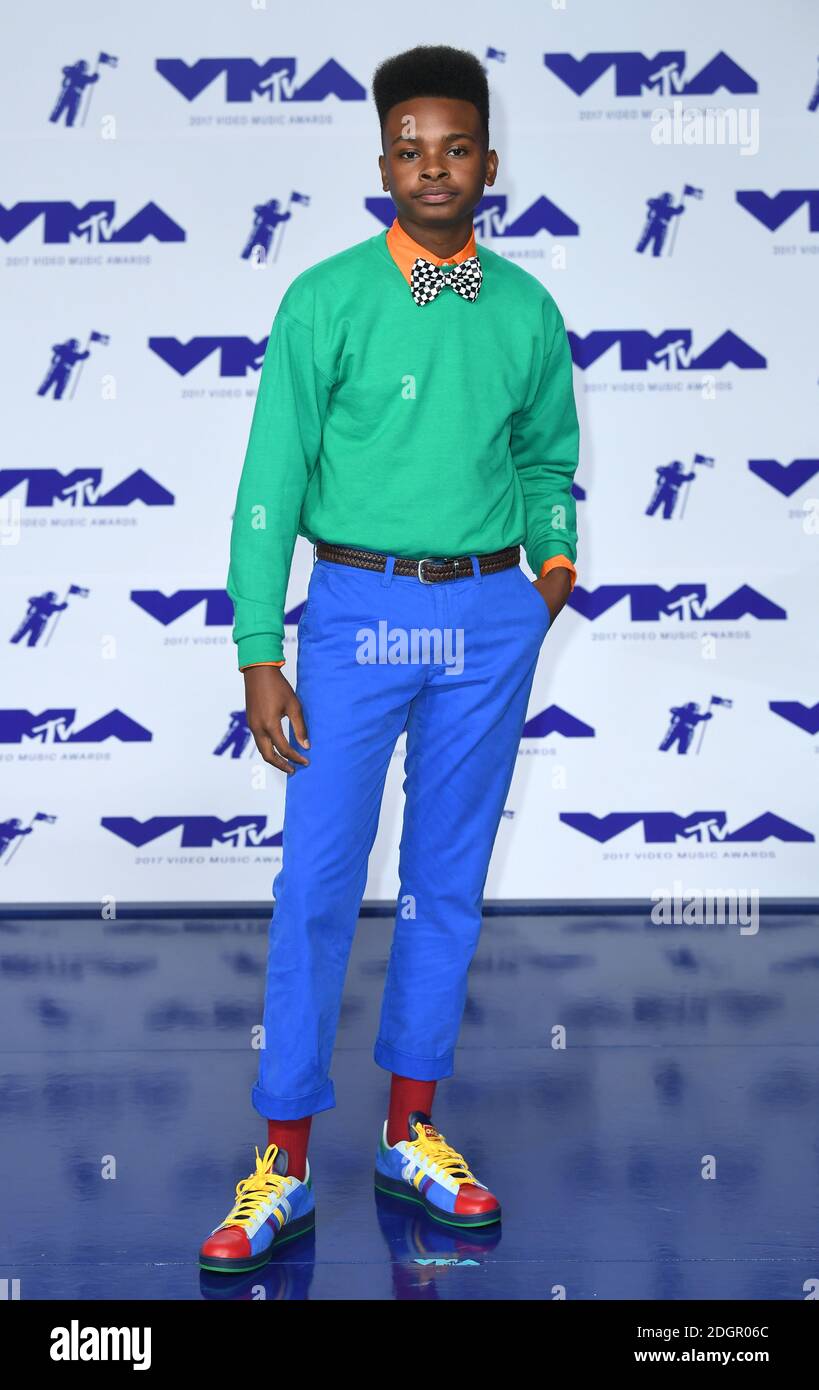 Jay Versace arriving at the MTV Video Music Awards 2017, held at the ...