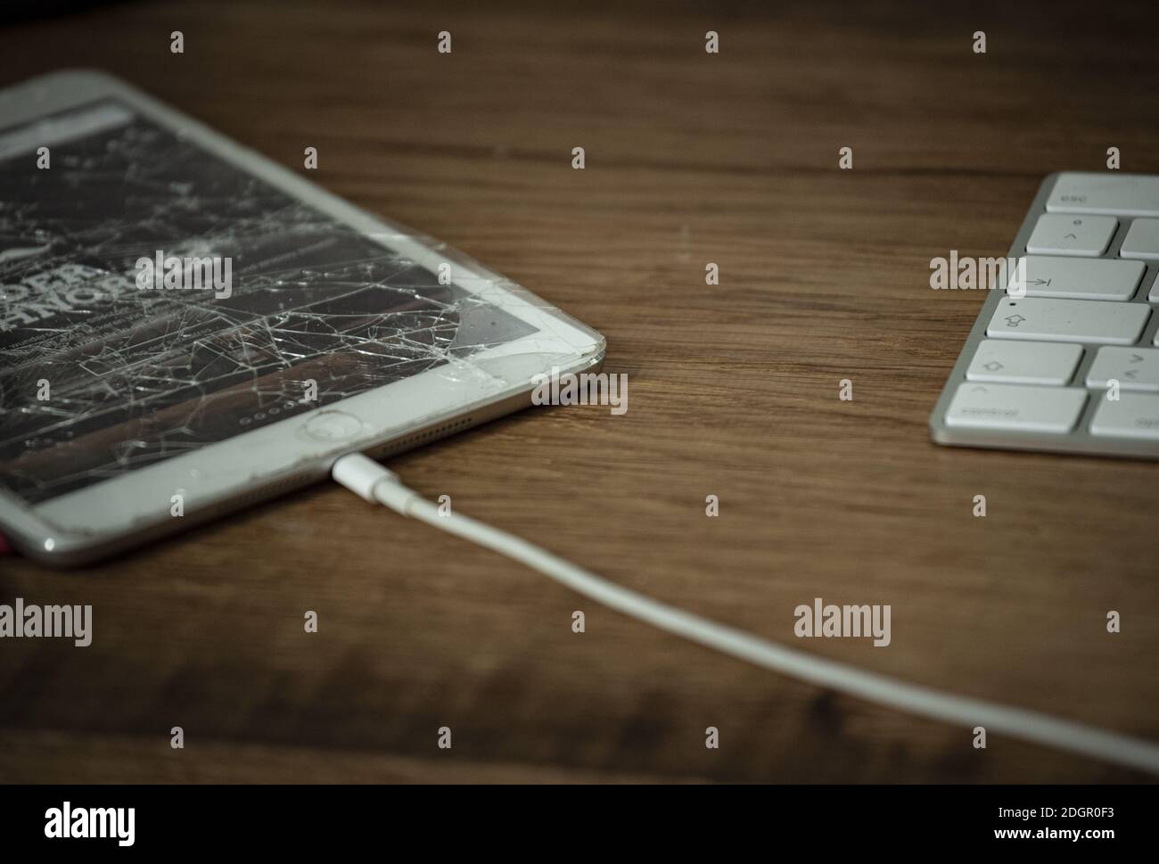 Computer smashed hi-res stock photography and images - Alamy