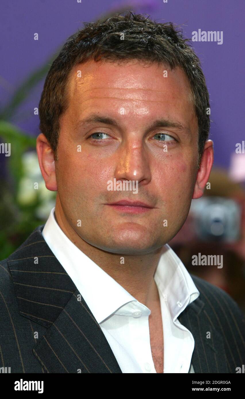 Eastenders star Joel Beckett arriving at the British Soap Awards 2005, BBC Television Centre ...