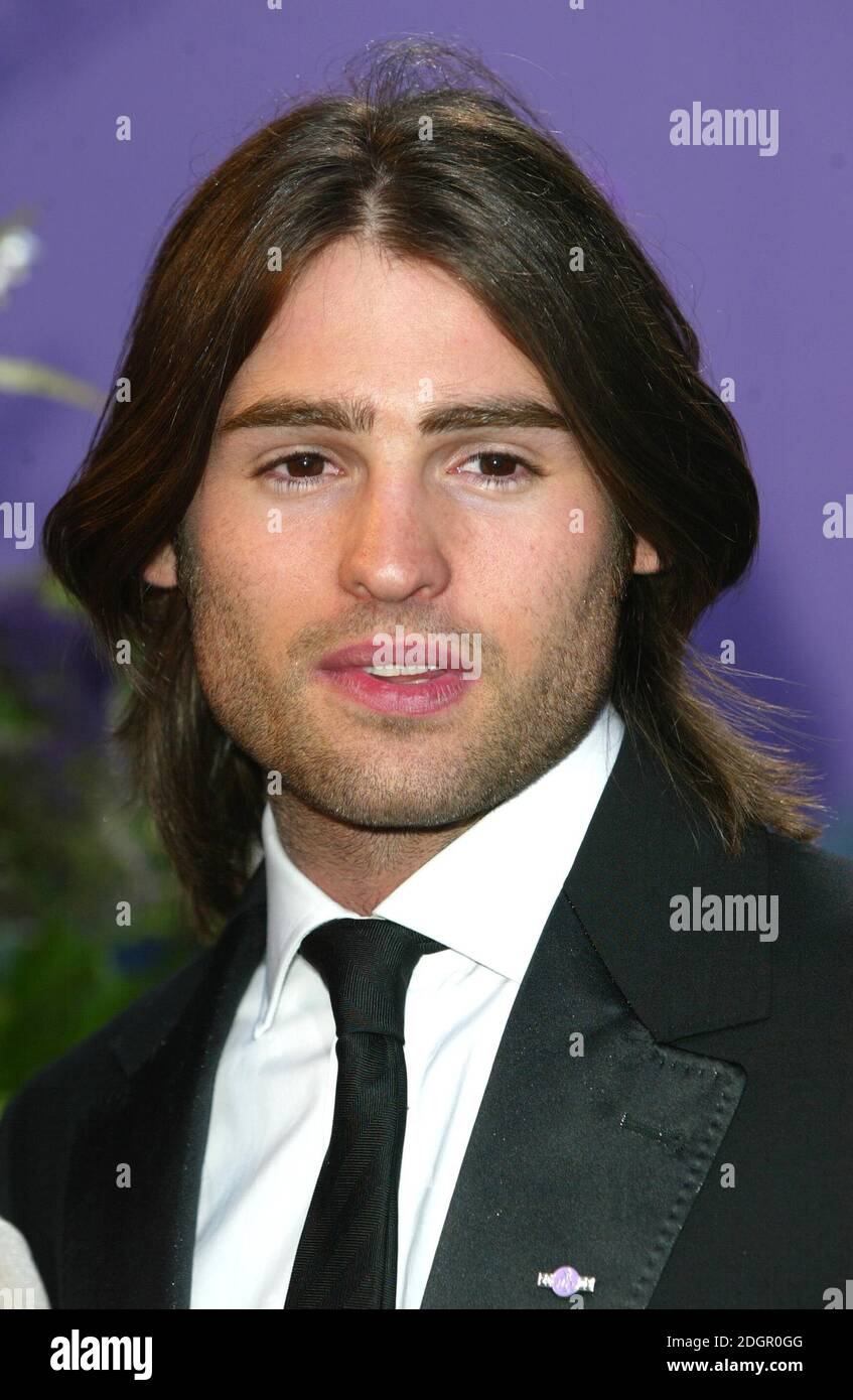 Hollyoaks star Stuart Manning arriving at the British Soap Awards 2005 ...