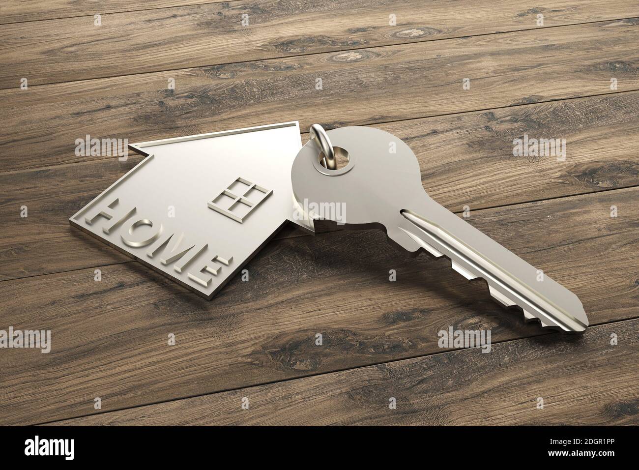 House Key - Illustration Stock Photo - Alamy