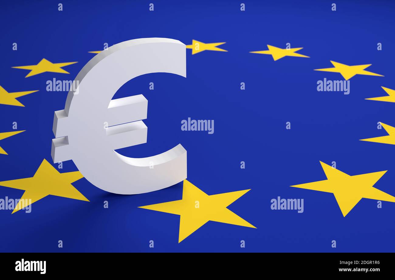 3D euro symbol rendering - Illustration Stock Photo - Alamy