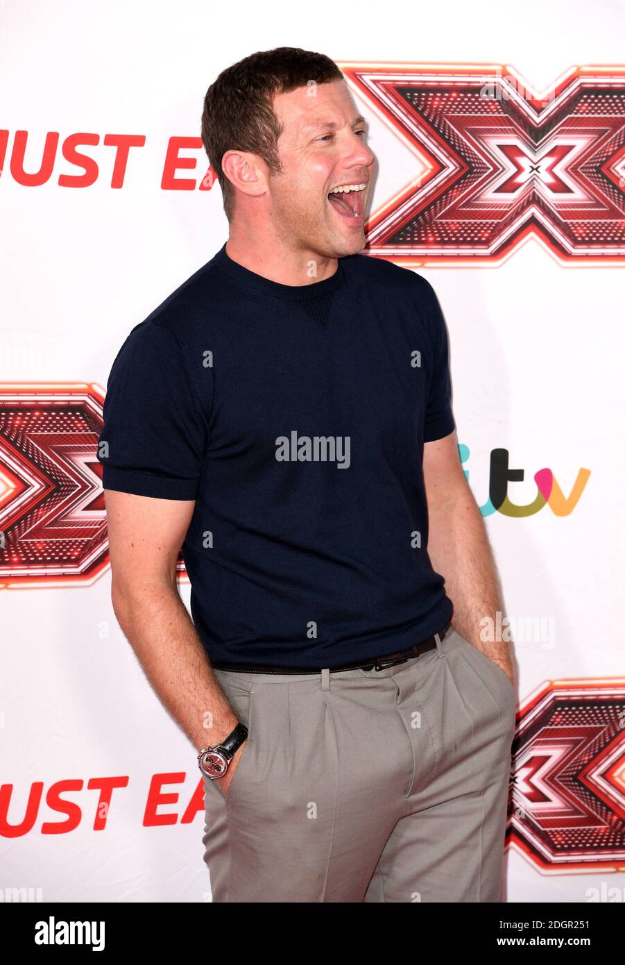 Dermot O'Leary attending the the X Factor Press Launch at Picturehouse ...