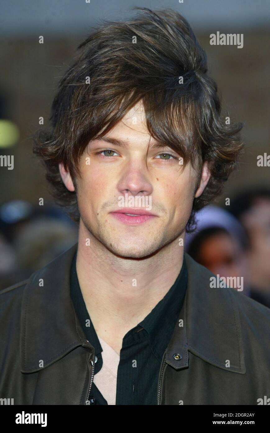 Jared Padalecki arriving at the European Premiere of House of Wax ...
