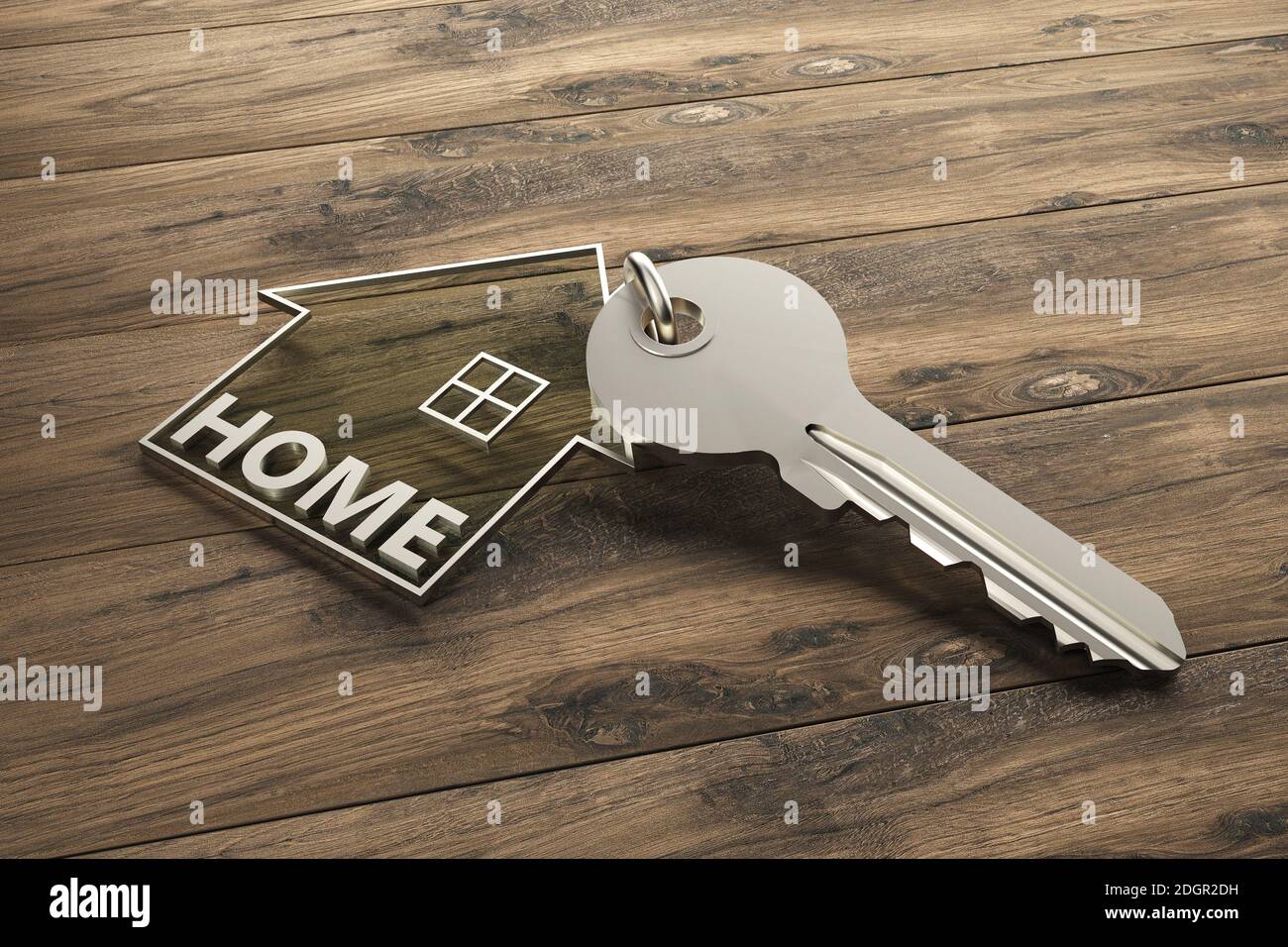 House Key - Illustration Stock Photo - Alamy