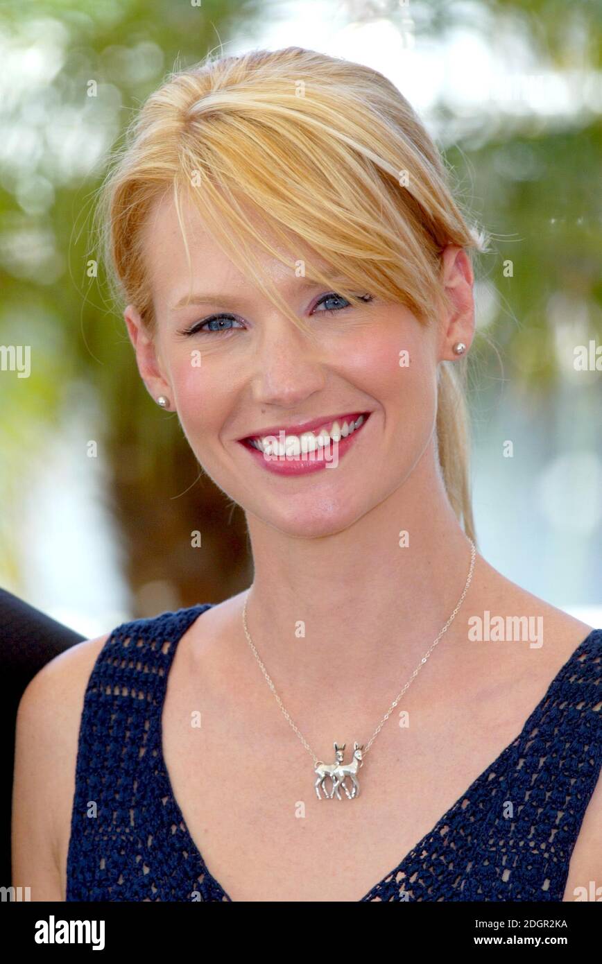 January Jones at the photocall for The Three Burials of Melquiades ...
