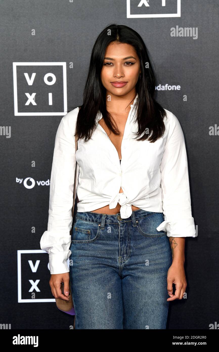 Vanessa White attending the VOXI launch at Brick Lane Yard, London ...