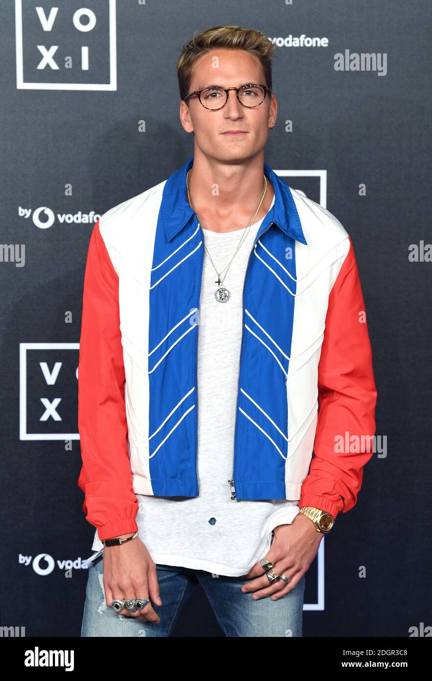 Oliver Proudlock attending the VOXI launch at Brick Lane Yard, London ...
