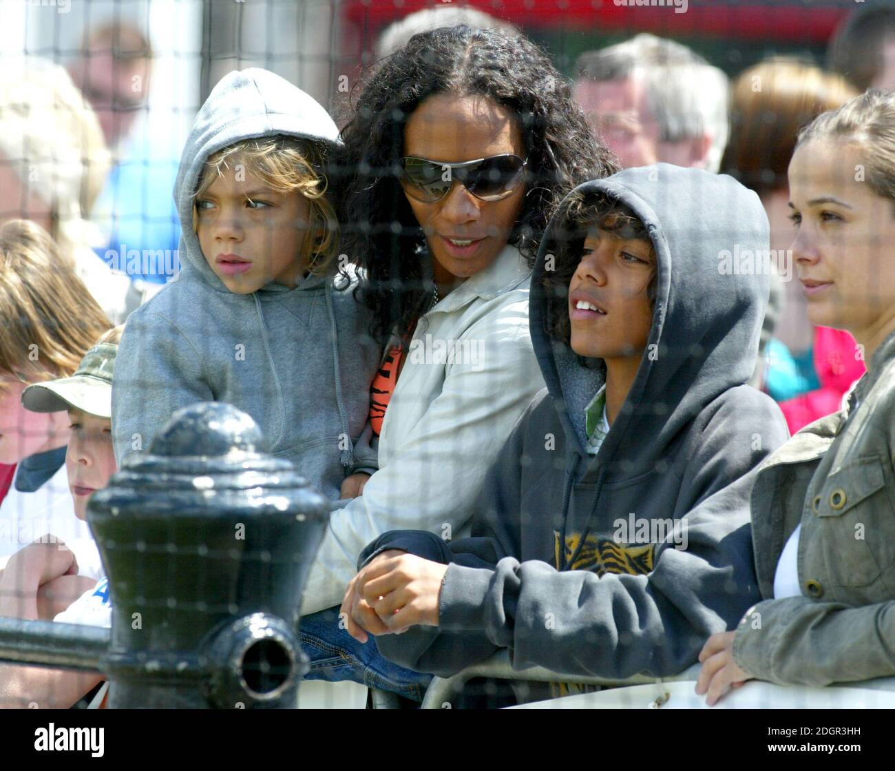 Barbara Feltus, the ex wife of Boris Becker with their children Noah ...