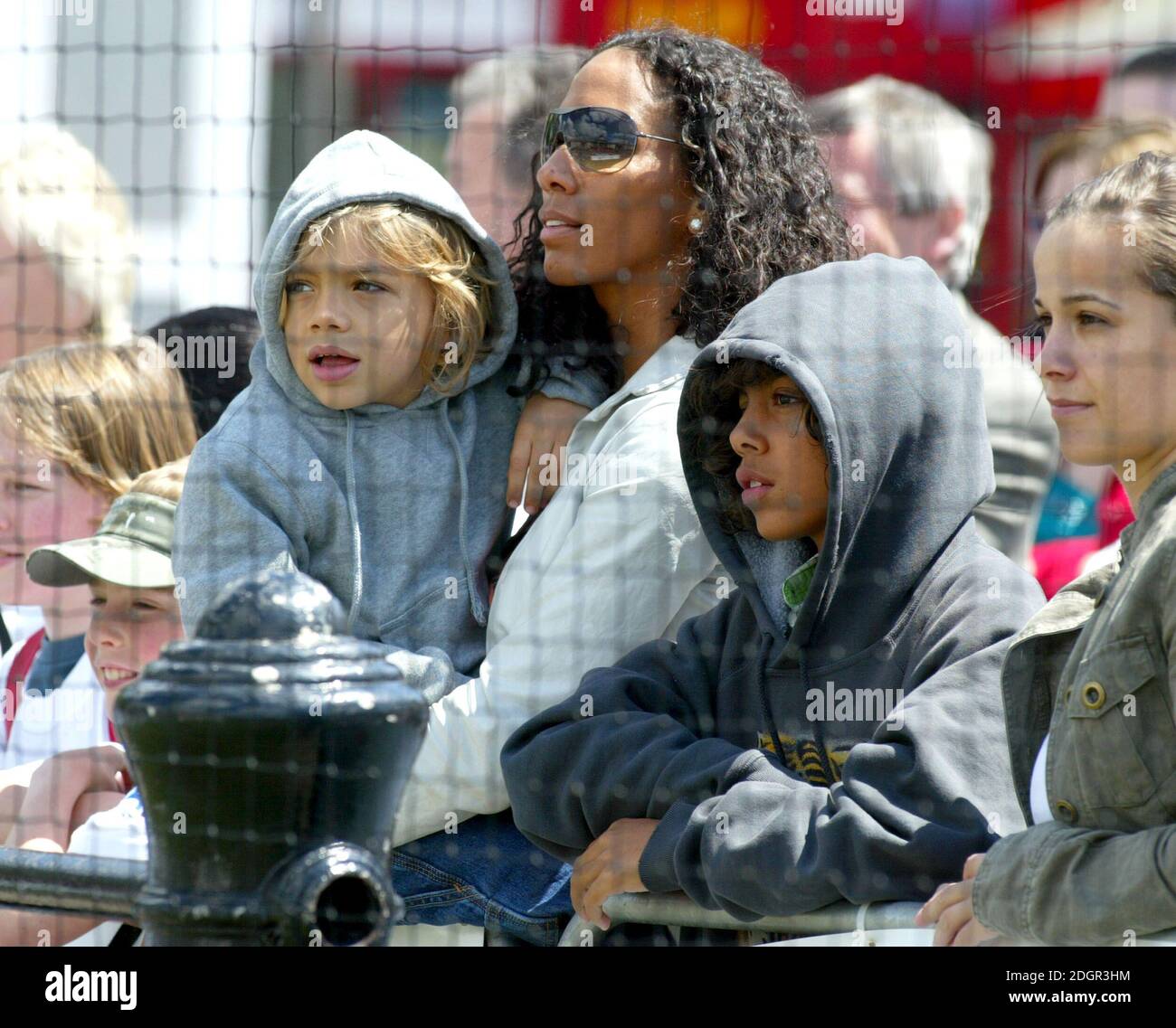Barbara Feltus, the ex wife of Boris Becker with their children Noah ...