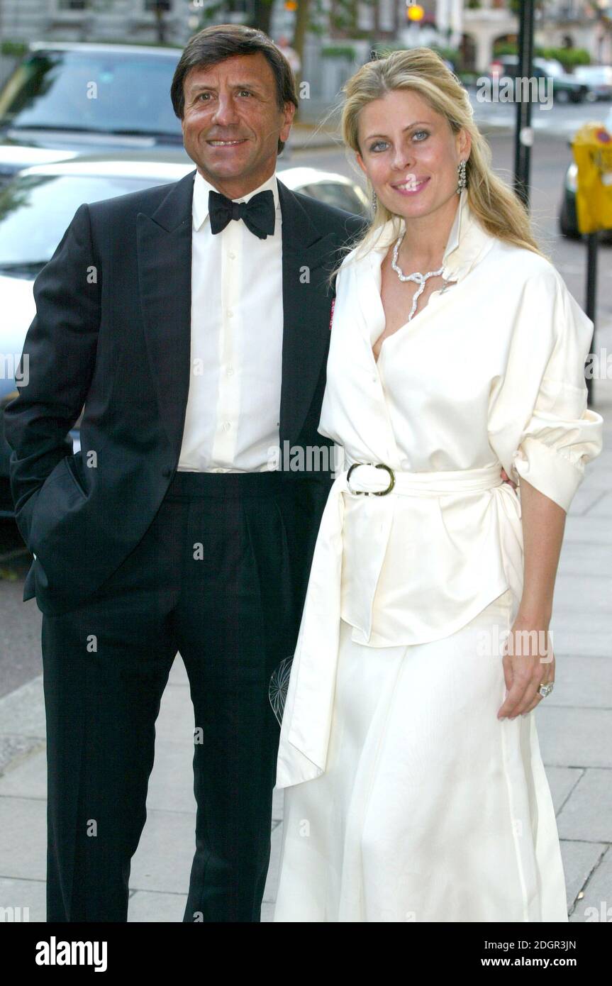 Sir Rocco and Lady Forte arriving at the dinner and fashion show in ...