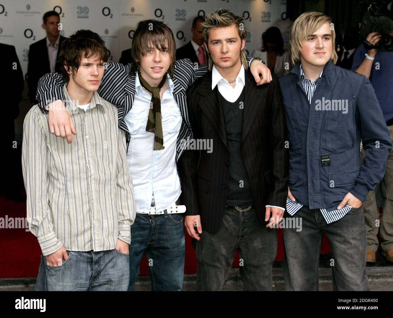 McFly arriving at the 30th Anniversary of the Silver Clef Awards at the ...