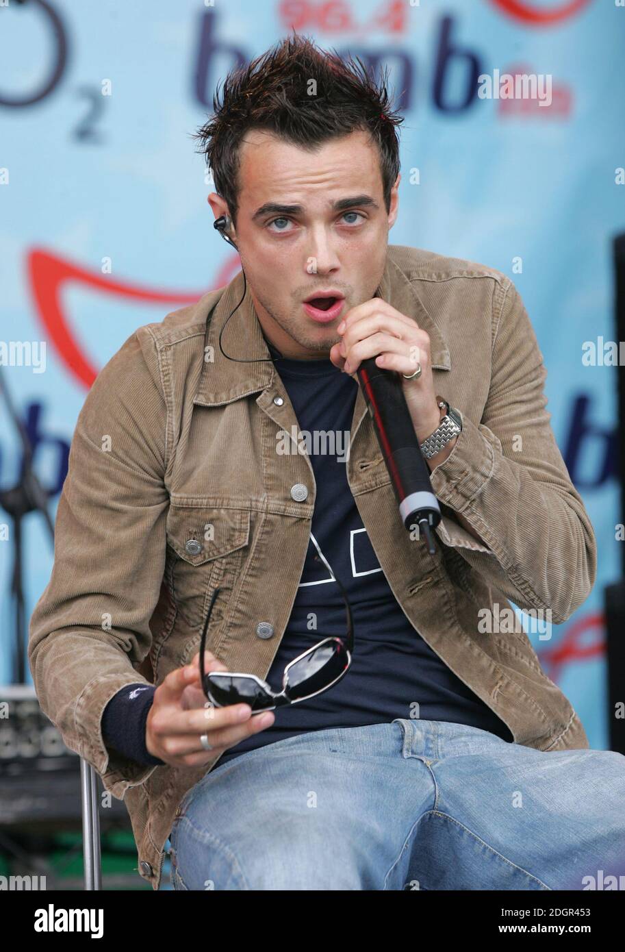 Ben Adams appearing at BRMB's Party in the Park, Cannon Hill Park ...