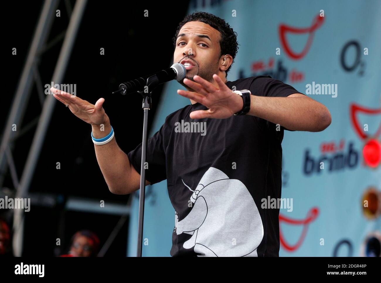 Craig David appearing at BRMB's Party in the Park, Cannon Hill Park ...