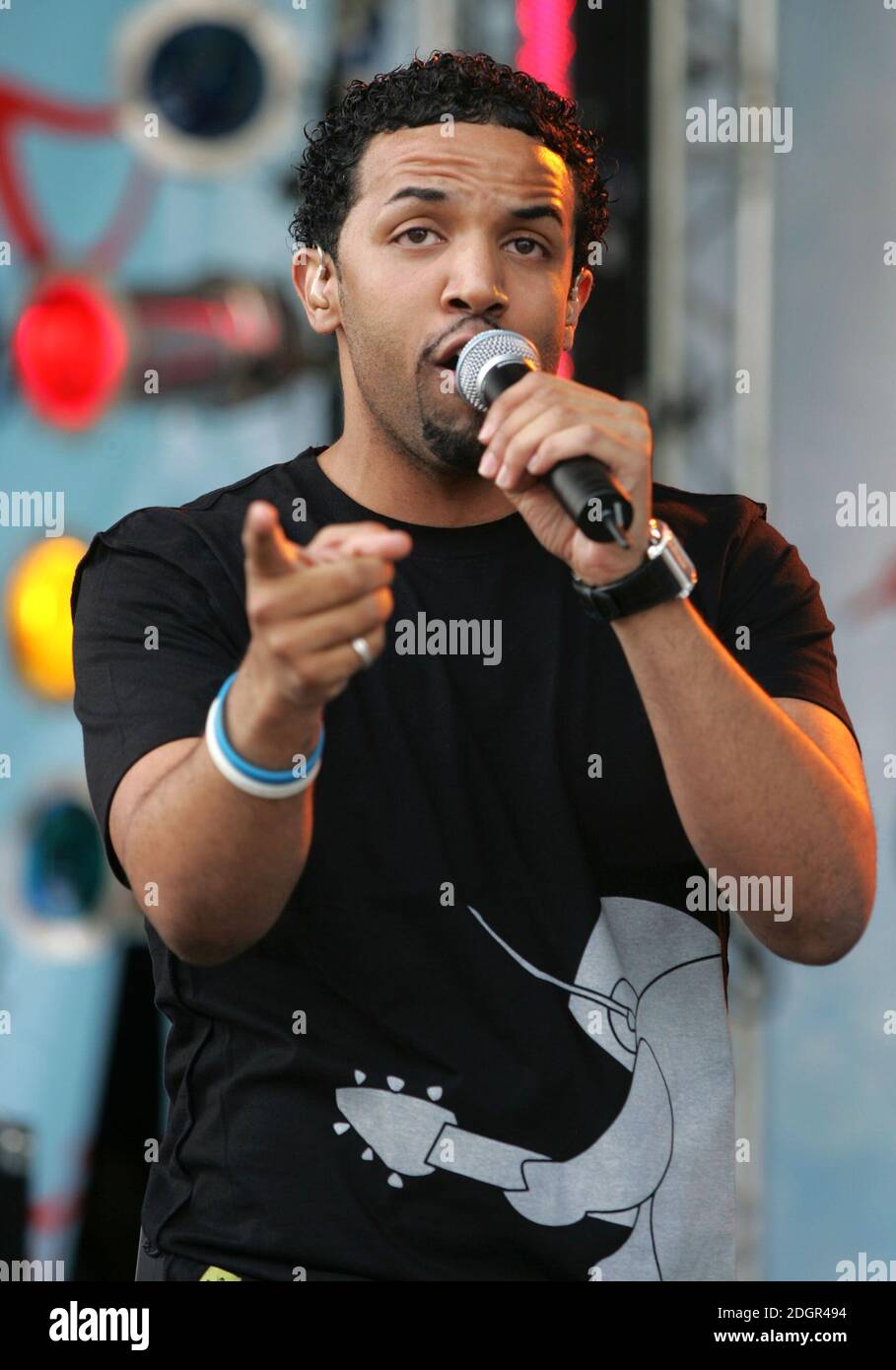 Craig David appearing at BRMB's Party in the Park, Cannon Hill Park ...