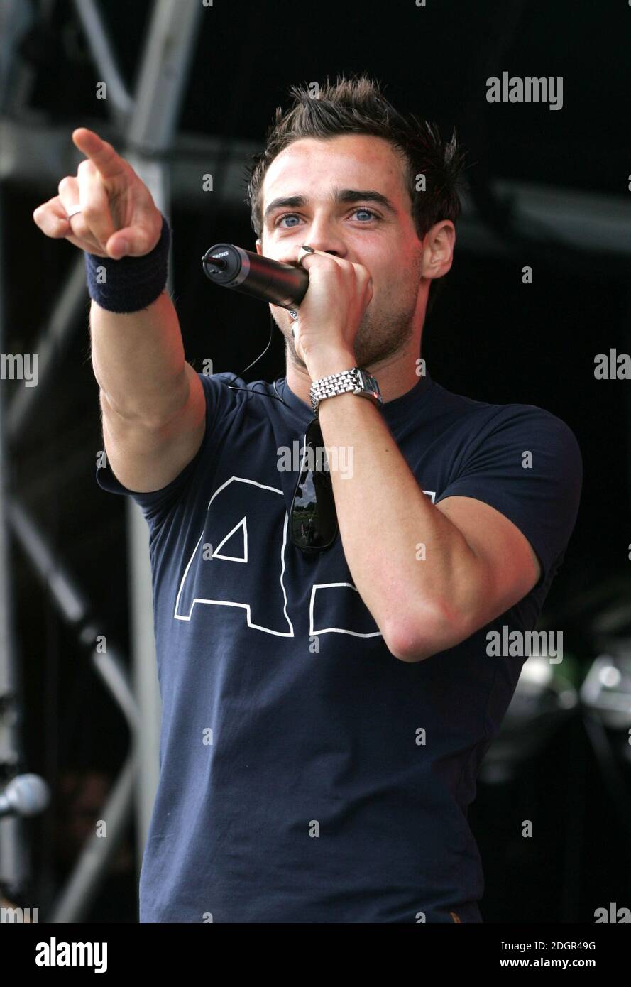 Ben Adams appearing at BRMB's Party in the Park, Cannon Hill Park ...