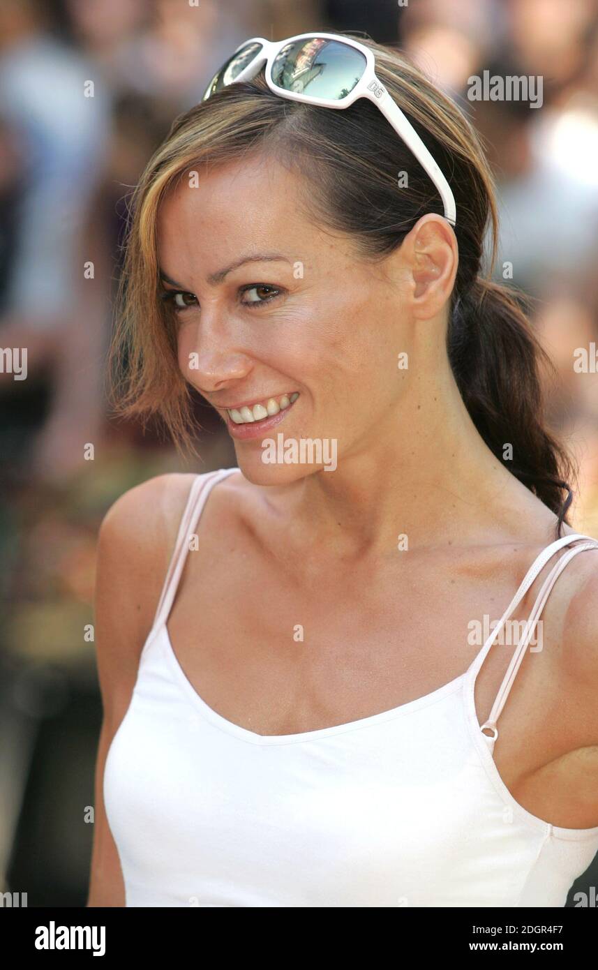 Tara Palmer Tomkinson arriving at the Charlie and the Chocolate Factory ...