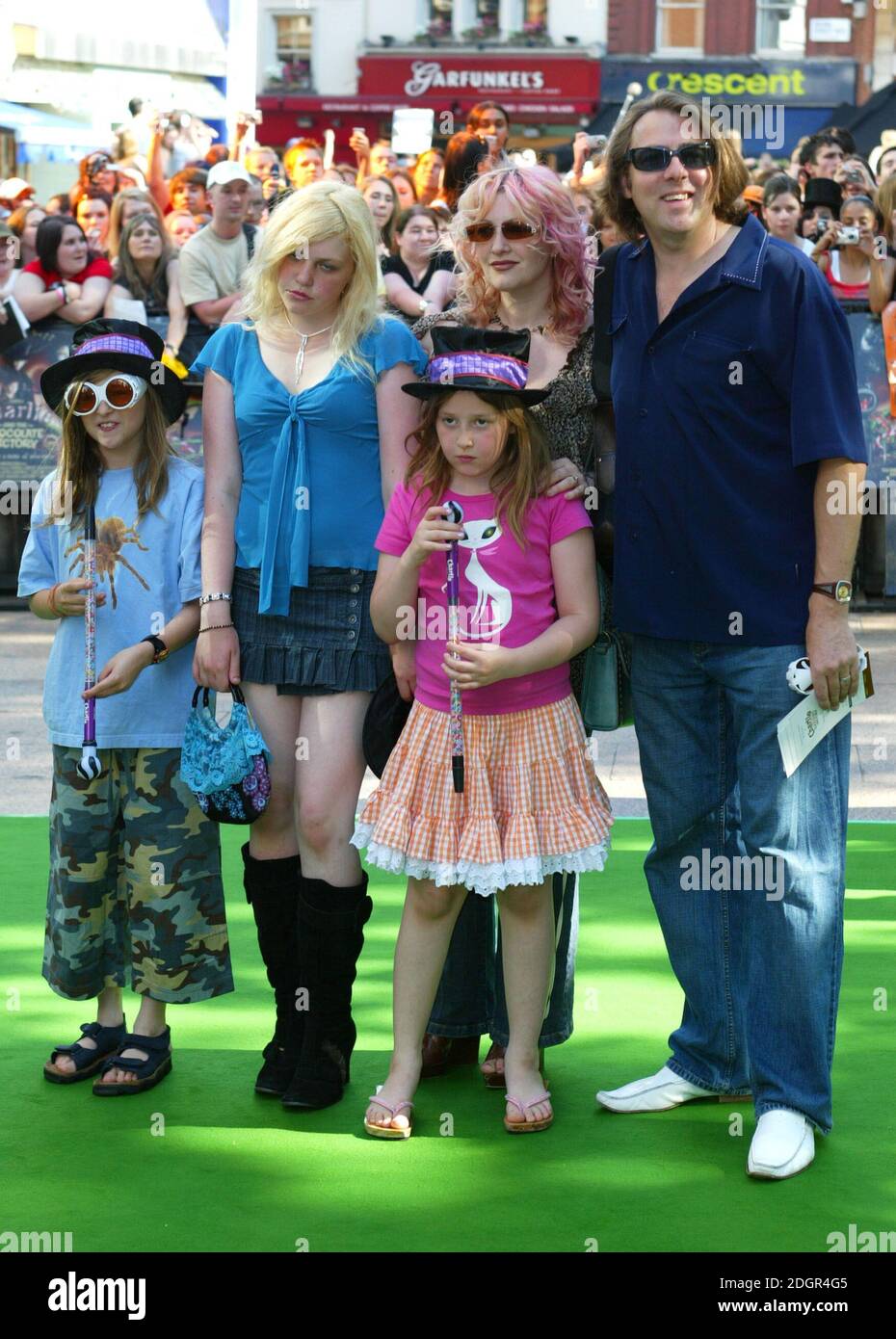 Jonathan Ross and family arriving at the Charlie and the Chocolate ...