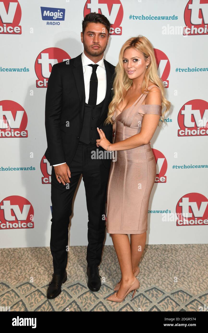 Danielle Sellers and Mike Thaiassitus attending the TV Choice Awards ...